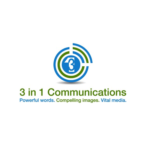 logo for 3 in 1 Communications | Logo design contest
