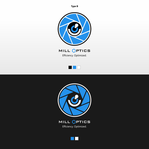 Vision for machine vision - eye-catcher logo for Industrial Opticians ...