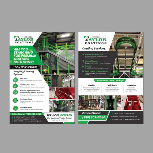 Designs | We are a new powder coating company needing to stand out from ...