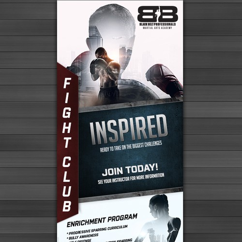 FIGHT CLUB BANNER | Signage contest