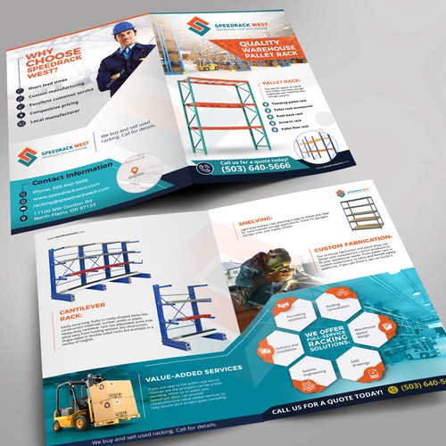 Flyer for industrial warehouse racking | Postcard, flyer or print contest