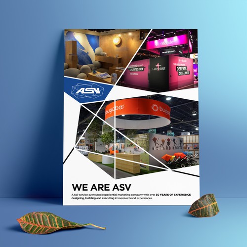 Create a one page print ad for Experiential Marketing company, ASV ...