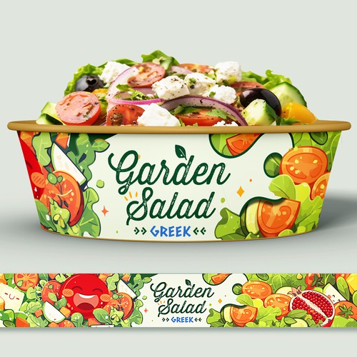Designs | Create the BEST 🥗 Salad Packaging (ready to eat Salad, Grab ...
