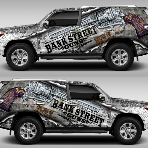 Outlaw Truck for Gun Shop | Car, truck or van wrap contest