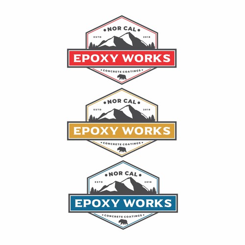 Design a badge style logo for epoxy coating company! | Logo design contest