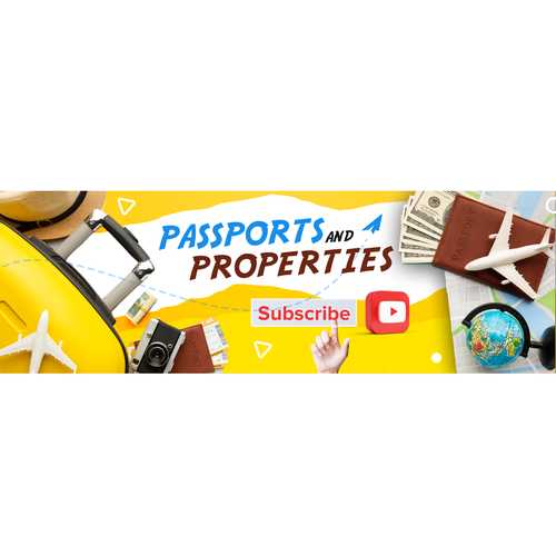 Designs | Passports & Properties -Need Banner for new you tube channel ...