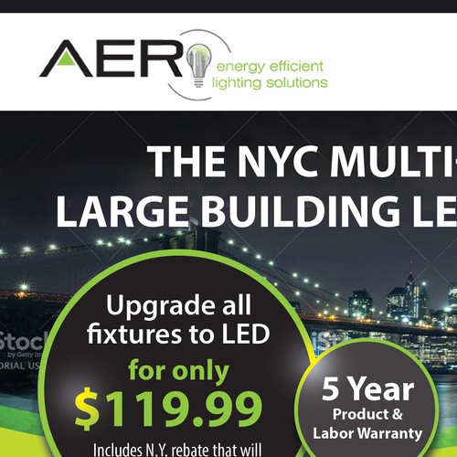 AER Lighting Flyer | Poster contest