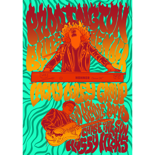 Retro 60's Concert Poster for 4 band line up! | Poster contest