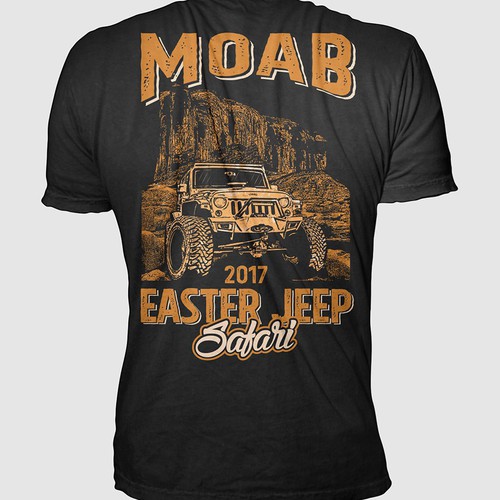 Annual National Event for Moab Utah Jeep Safari | T-shirt contest