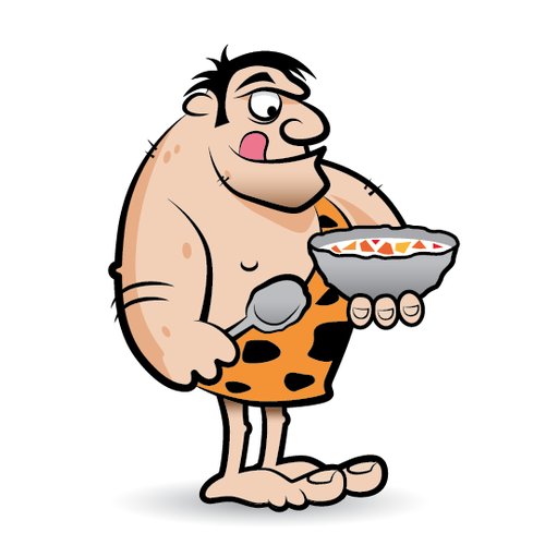 Caveman Cooking Over Fire