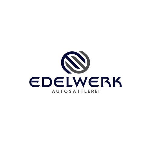 Create a remarkable a logo for Edelwerk, interior car upholstery ...