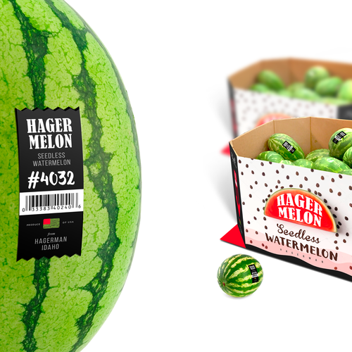 Design standout local watermelon bin for Hagerman Canyon Farms ...