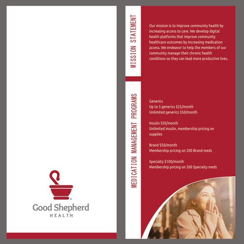 Designs | Good Shepherd Health Trifold Brochure | Postcard, flyer or ...
