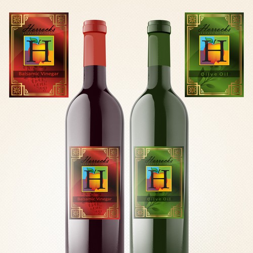 Designs | Olive Oil & Balsamic Vinegar label for Horrocks Farm Market ...