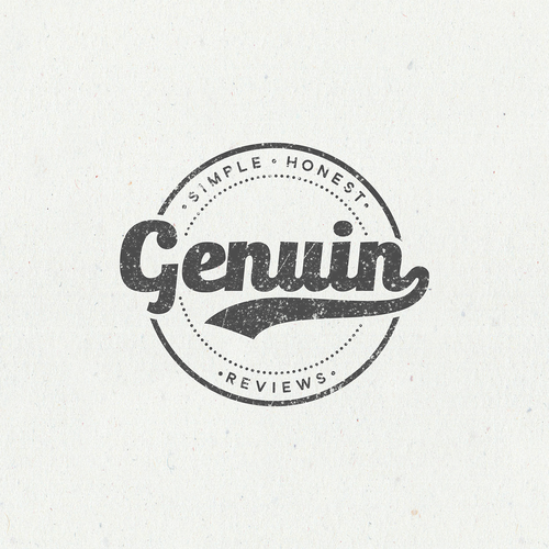 Create a logo that has a rustic stamp feel to it for Genuin | Logo ...