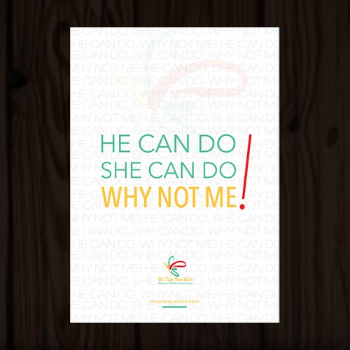 He Can Do, She Can Do, Why Not Me! | Poster contest