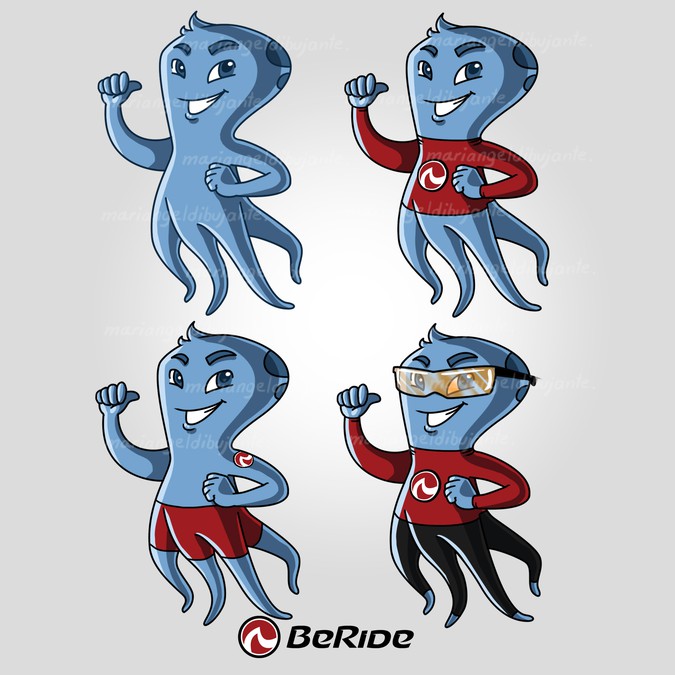 BeRide mascot - outdoor activities enthousiast | Character or mascot ...