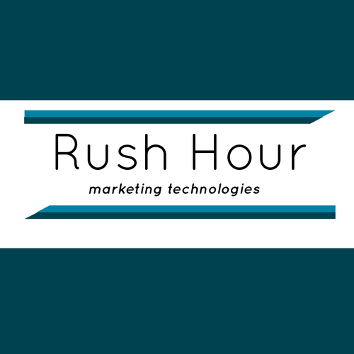 Logo Design for Local Marketing Tech company (Rush Hour) | Logo design ...