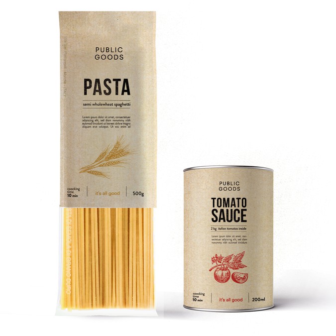 Food Packaging Line Visual Identity | Product packaging contest