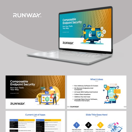 Designs | Powerpoint template for Runway Software | PowerPoint template ...
