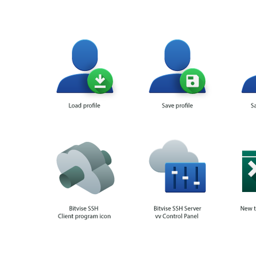 Design new icons for Bitvise software | Icon or button contest