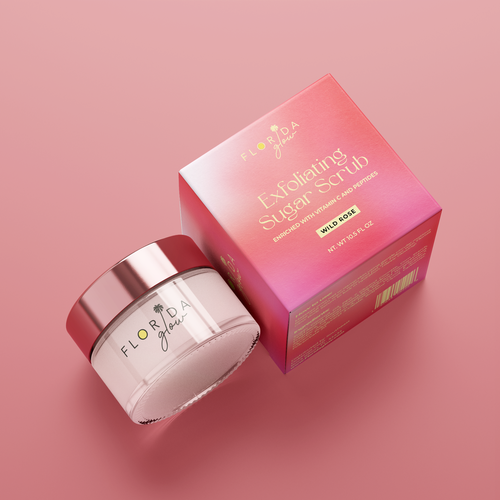 Designs | Exfoliating sugar scrub box re-design | Product packaging contest