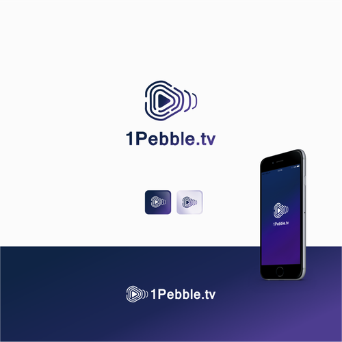 Guaranteed Logo contest for 1 Pebble.TV | Logo design contest