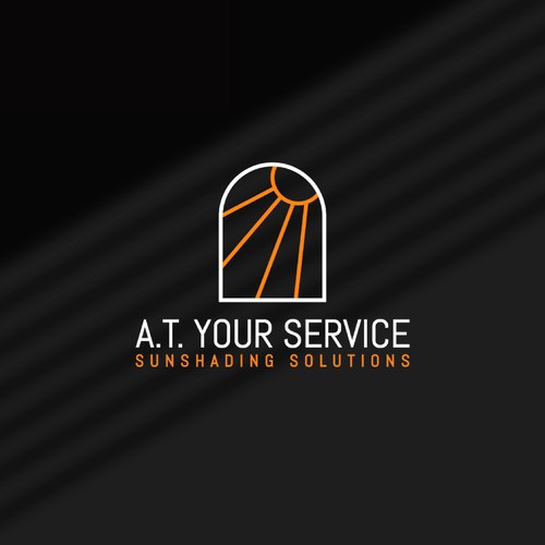 Create a professional logo for a company that installs sunshading ...