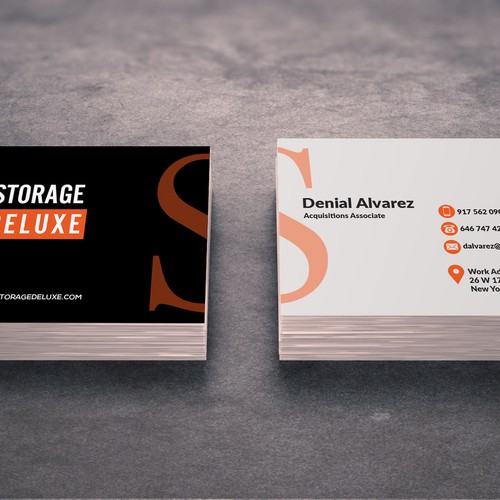 Business card designs for Storage Deluxe | Business card contest