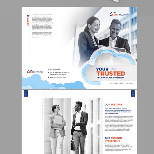 Designs | Technology Provider - Company Booklet Brochure | Brochure contest