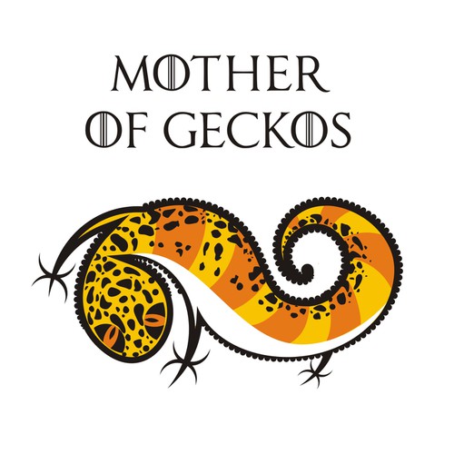 Game of Thrones style Leopard Gecko Sigil | T-shirt contest
