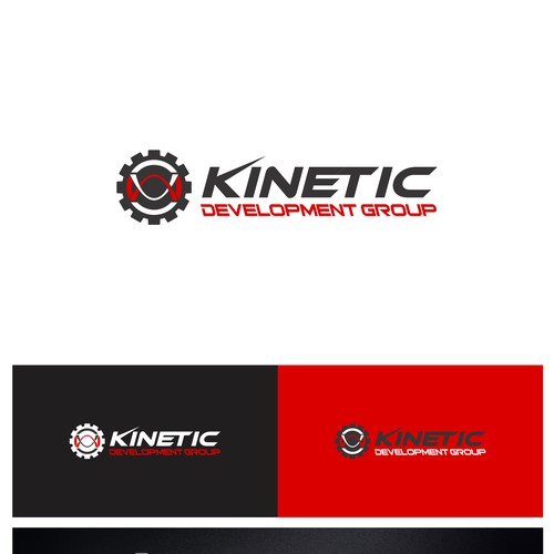 Create a business image for KINETIC development group. Firearms design ...