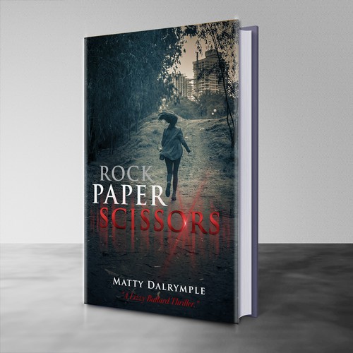 Book Cover Design for Thriller Novel "Rock Paper Scissors" | Book cover ...
