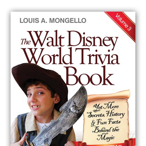 Designs | Walt Disney World Trivia Book cover | Book cover contest