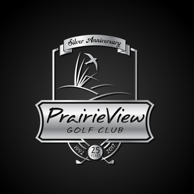 Design a 25 yr. Anniversary Logo for a Premier Golf Club | Logo design ...