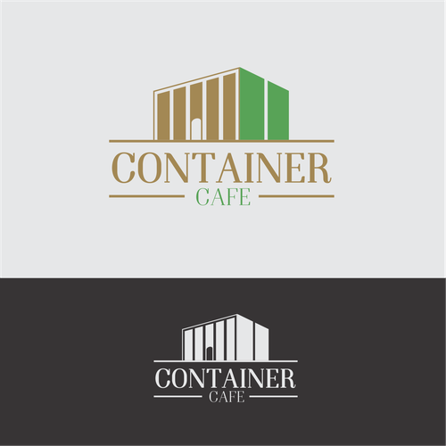 Create a branding package for a converted shipping container cafe ...