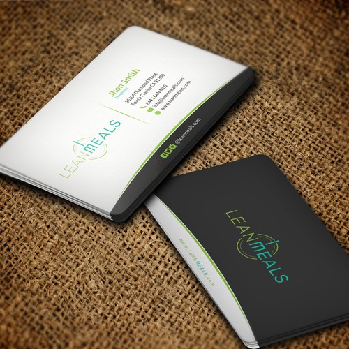 Designs | Lean Meals Business Cards | Business card contest