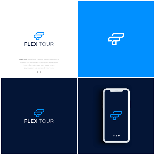 Designs | Logo for Flex Tour Mobile Application | Logo design contest
