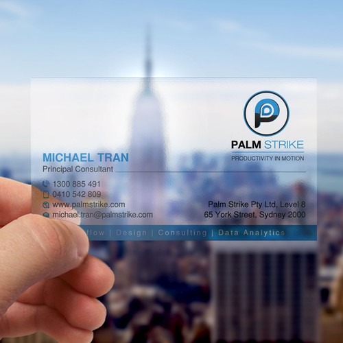 A compelling business card design for agile IT consulting firm ...