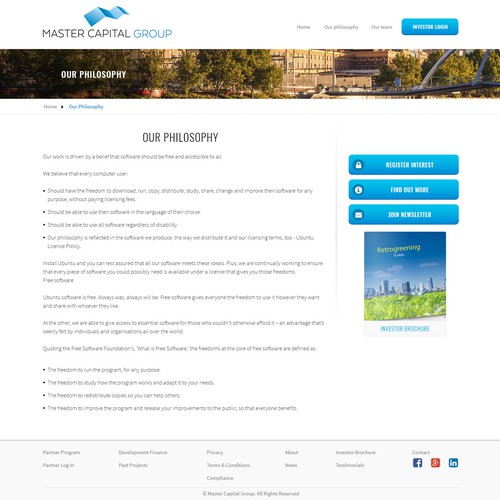 Easy website design project with detailed wireframes and design brief ...