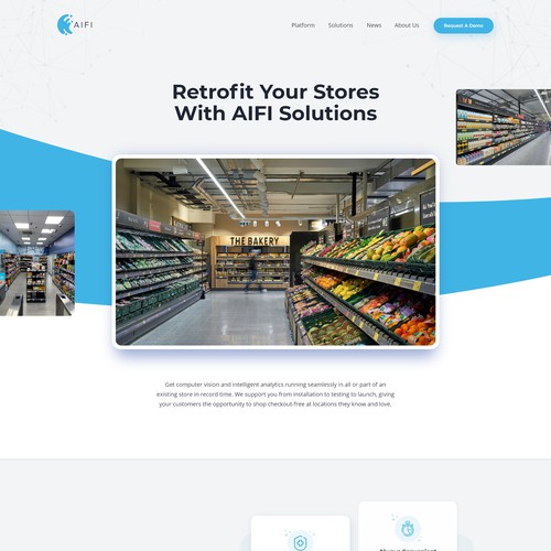 Designs | AiFi Website Redesign - Design/Layout Only (No Coding) | Web ...