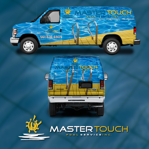 Designs | Pool Service Company needs A beautiful CAR WRAP - 2 Vehicles ...