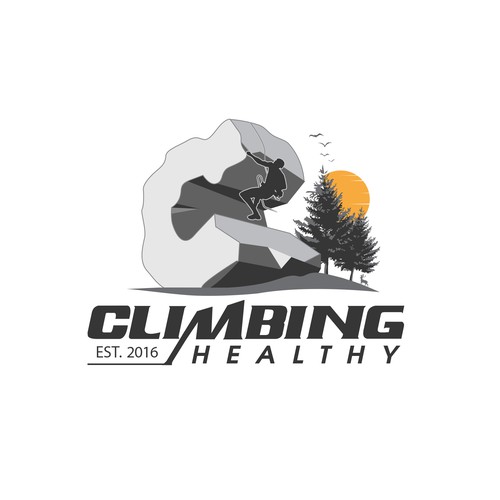 A design that combines "loose and limber," with rock climbing imagery ...