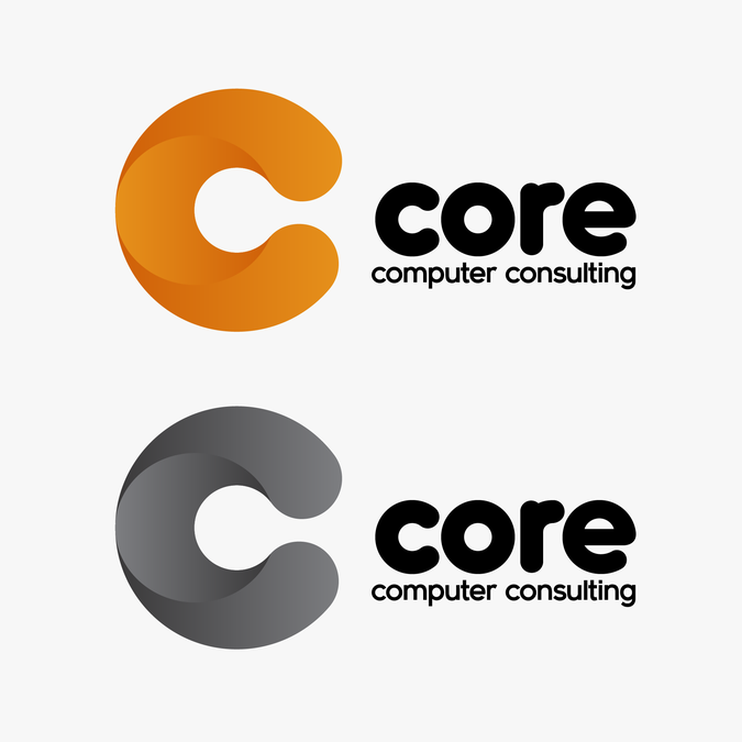 New Iconic Logo and Identity for Core Computer Consulting | Logo design ...