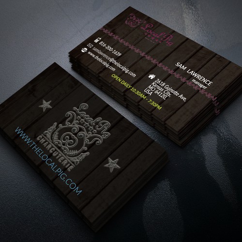 Local Butcher Shop - Business Card | Business card contest