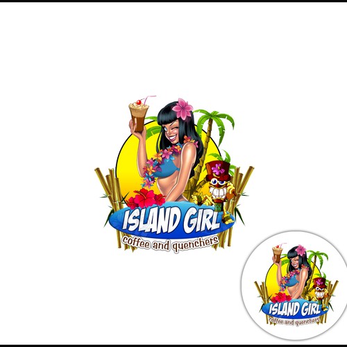 Racing to the Tropical Island of Guam to Beat Starbucks! | Logo design ...