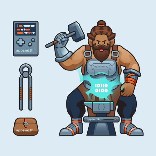 Designs | Futuristic "Appsmith" characters that devs would want on a ...
