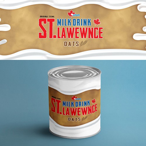 oat milk drink label | Product label contest