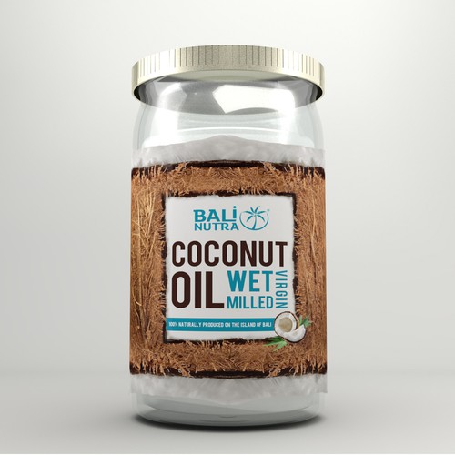 Coconut Oil Label | Product label contest