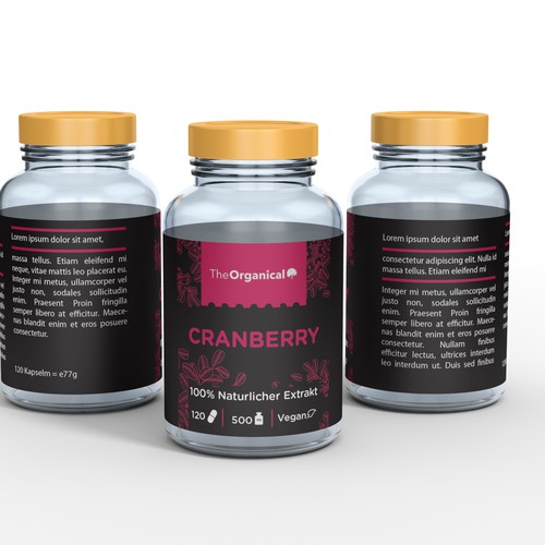 Clean and simple packaging label design with a guaranteed long-term ...